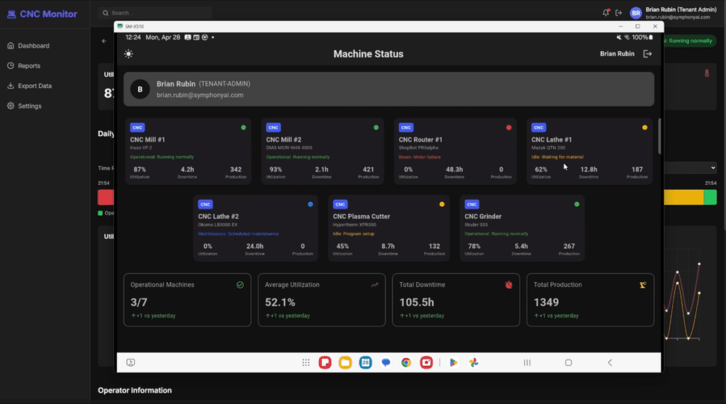 Real-time CNC machine monitoring with SymphonyAI IRIS Foundry: a ...